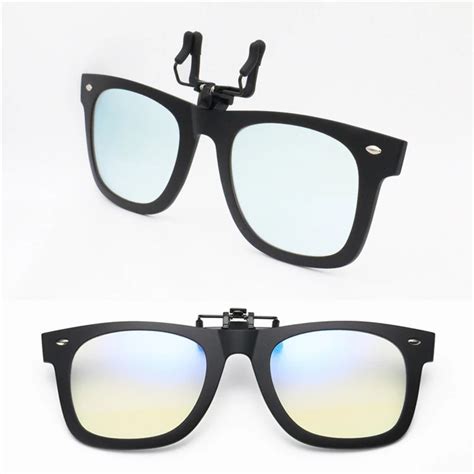 Blue Light Block Glasse Clip On Uv400 Protection Glasses Lenses For
