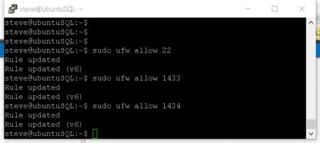 Enable SQL Server Connection On Ubuntu Open Port