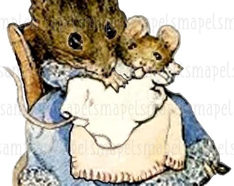 Digital Collage Sheet Peter Rabbit Beatrix Potter Instant Download