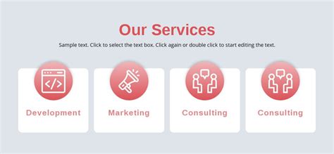 grid repeater with circle icons html5 template by nicepage