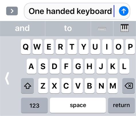 How To Use The One Handed Keyboard On IPhone