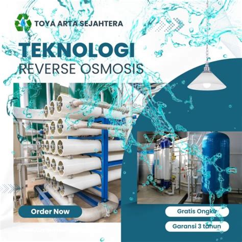 reverse osmosis proses dan teknologi pemurnian air