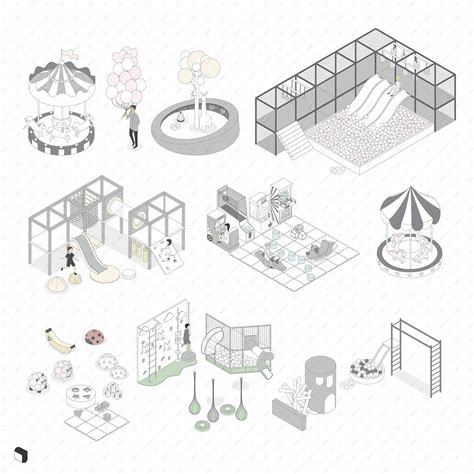 Axonometric Mall Bundle Toffu Co