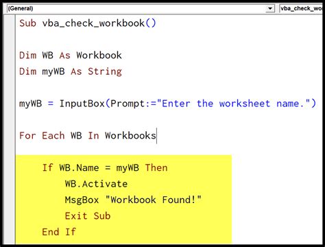 Vba Check If A Workbook Is Open Excel File