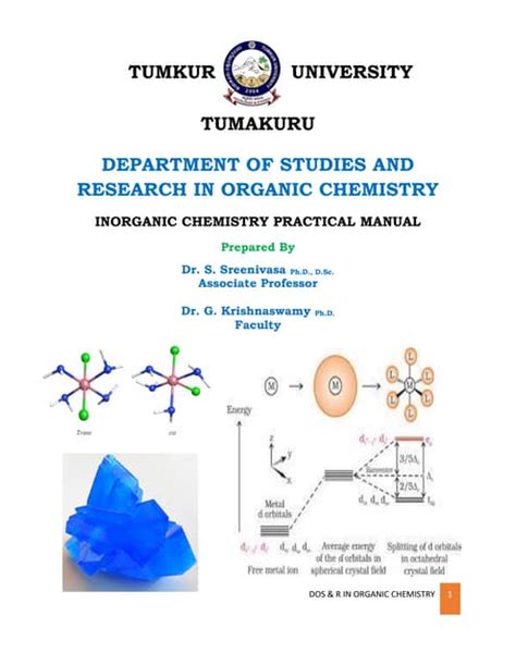 Crystal Field Theory Octahedral Splitting Pptx Chemistry Science