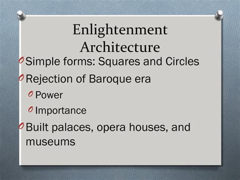 Enlightenment Architecture Ppt Opera Fine Art