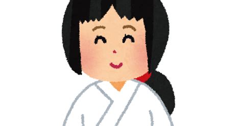 巫女さんのイラスト かわいいフリー素材集 いらすとや