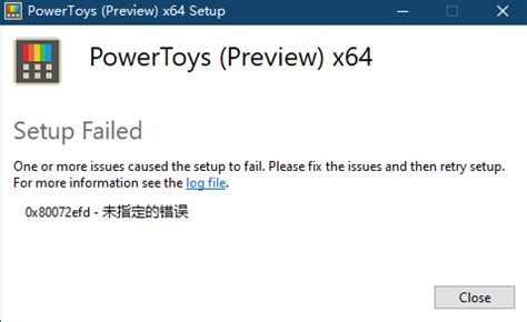 Setup Failed Issue Microsoft Powertoys Github