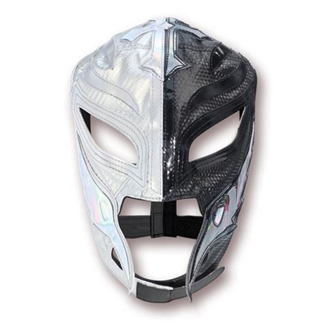 Rey Mysterio Silver And Black Replica Mask Pro Wrestling Fandom Powered By Wikia