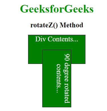 CSS 3D Transforms GeeksforGeeks
