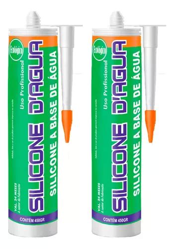 Kit 2 Silicone Branco 450g Selante Acrílico Base De Água MercadoLivre