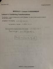 Module Assignment Lesson Pdf Mathematics Assignment Booklet