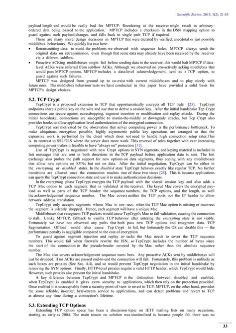 Extending Tcp The Major Protocol Of Transport Layer Pdf