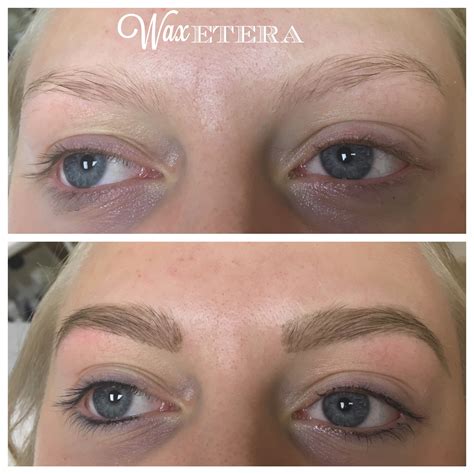 Before And After Brow And Lash Tint — Waxetera