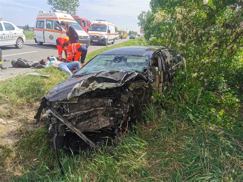Update Accident grav pe DN2 E85 în zona Adjud cu șase victime și 3 autoturisme implicate