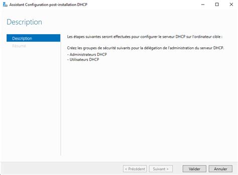 DHCP Sous Windows Server 2019 GO Open Source