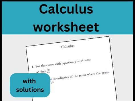 Derivatives Worksheets Gcse Gcse Teaching Resources Worksheets
