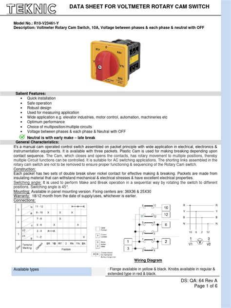 Datasheet Vss Switch Type 1 Min Download Free Pdf Switch Electric