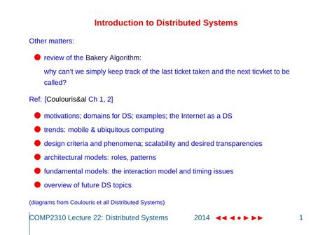 Pdf Introduction To Distributed Systems Cecs Anucoursescecsanu