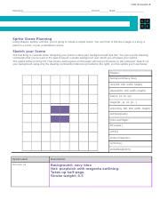 Katie Lunn U3L06 Activity Guide Sprite Scene Planning Unit 3 Lesson