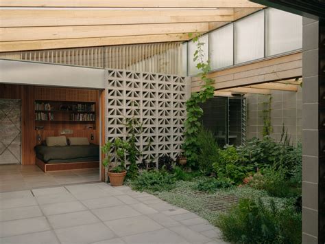 Architecture Architecture Uses Grey Breeze Blocks For Melbourne Extension