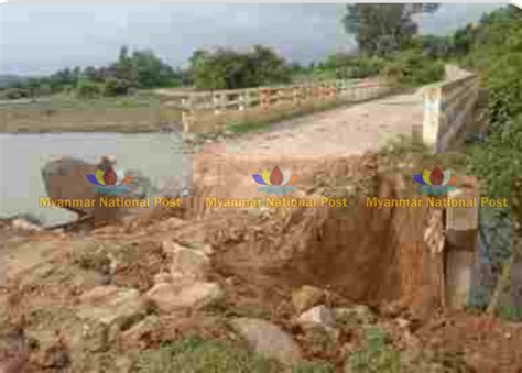 မော်လိုက် ကလေးဝ ကားလမ်းပေါ်ရှိ တံတား ၂စင်း ကို ဒေသခံပြည်သူများ ဖြတ်သန