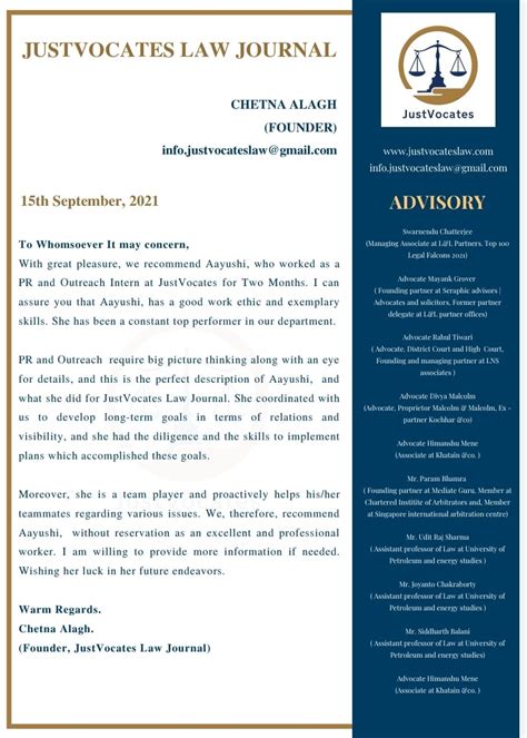 Aayushi On Linkedin Internship Law Opportunity Thankyou Experience