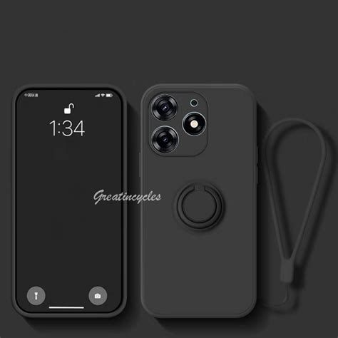 Tecno Spark 20 Pro Kj6 Spark 20c Bg7 Spark 20 Kj5 Case Metal Magnetic Phone Holder Soft Tpu