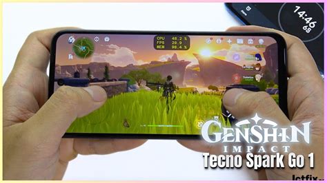 Tecno Spark Go 1 Genshin Impact Gaming Test Unisoc T615 120hz