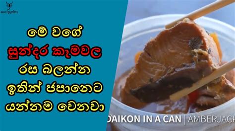 ටින් කෑම කන්න කැමති කස්ටිය වෙනුවෙන් ජපානයේ තියෙන සුපිරි හෝටලයක් 😊 Youtube