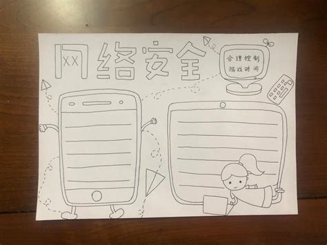 三年级网络安全手抄报最漂亮的怎么画（11张）手抄报图片大全