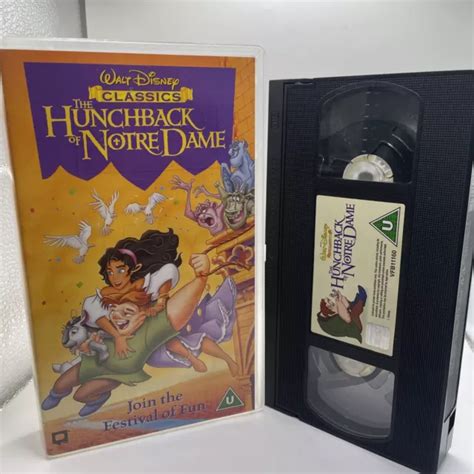 WALT DISNEY CLASSICS The Hunchback Of Notre Dame VHS Video Tape 2000