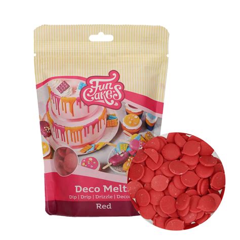 Funcakes Deco Melts Bevonó Piros 250g Álmodj Otthont