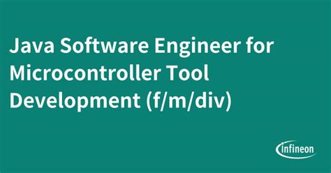 Java Software Engineer For Microcontroller Tool Development Fmdiv