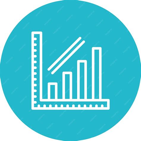 Premium Vector Escalating Bar Graph Vector Icon Illustration Of
