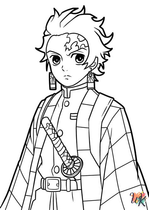 Dibujos Para Colorear Tanjiro Descarga Y Colorea Ahora