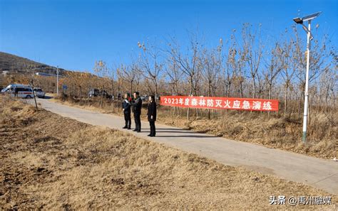 禹州市组织开展森林防灭火应急演练防火火灾扑救