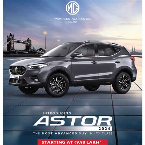 Mg Motor India Launches Astor 2024 At Inr 998000 Autoguideindia