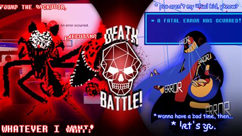 De Coded Combat Fatal Error [anarackwarriors] Vs Error Sans [crayon Queen] Exe Vs Utau R