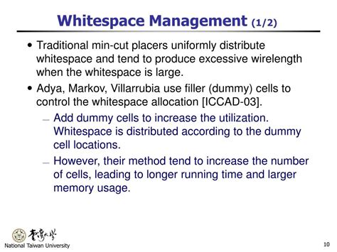 Ppt Ntuplace A Partitioning Based Placement Algorithm For Large