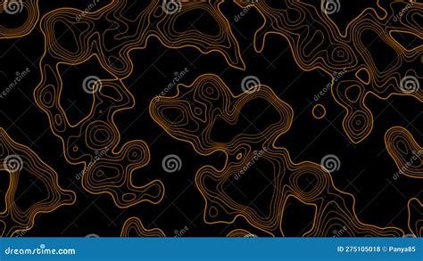 Background Of The Topographic Map Topographic Map Black Lines Contour