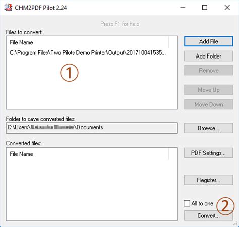 CHM2PDF Pilot Convert CHM To PDF In Only Two Steps