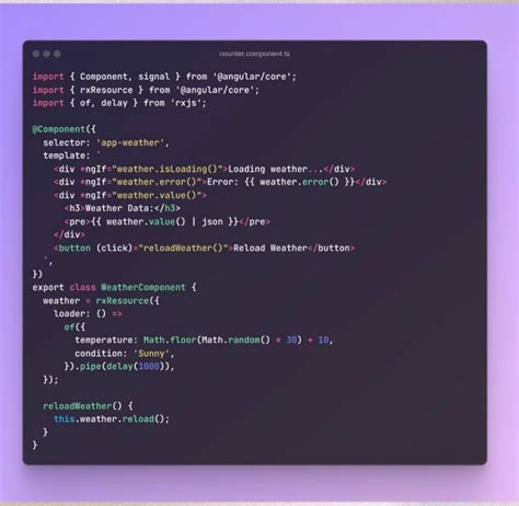resource api in angular as of v17 the angular core package… behzad e