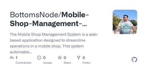 Github Bottomsnodemobile Shop Management System Php Php Project