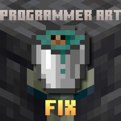Programmer Art Fix Resource Packs Minecraft CurseForge