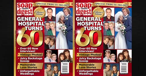 Gh 60th Special Issue On Sale Now Soap Opera Digest