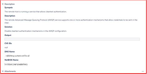 “amqp Cleartext Authentication” Vulnerability And Solution To