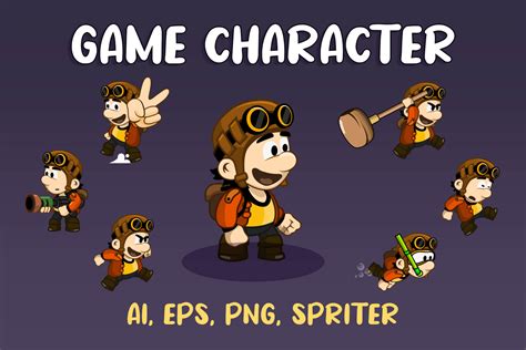 2d Platform Game Character