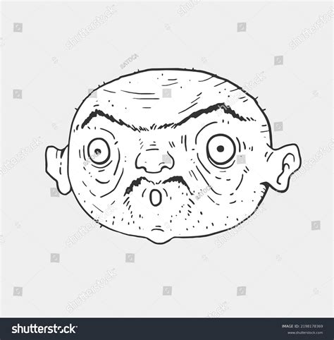 Design Old Man Face Stock Vector Royalty Free 2198178369 Shutterstock