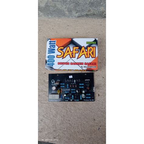 Jual Kit Driver Power Amplifier Safari Sanken 400 Watt Mono Shopee